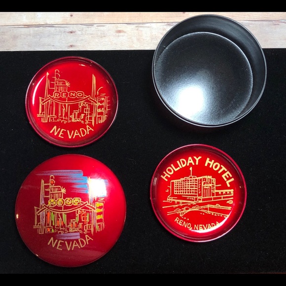 Vintage | Accents | Vintage Reno Nevada Coasters And Postcard Art ...